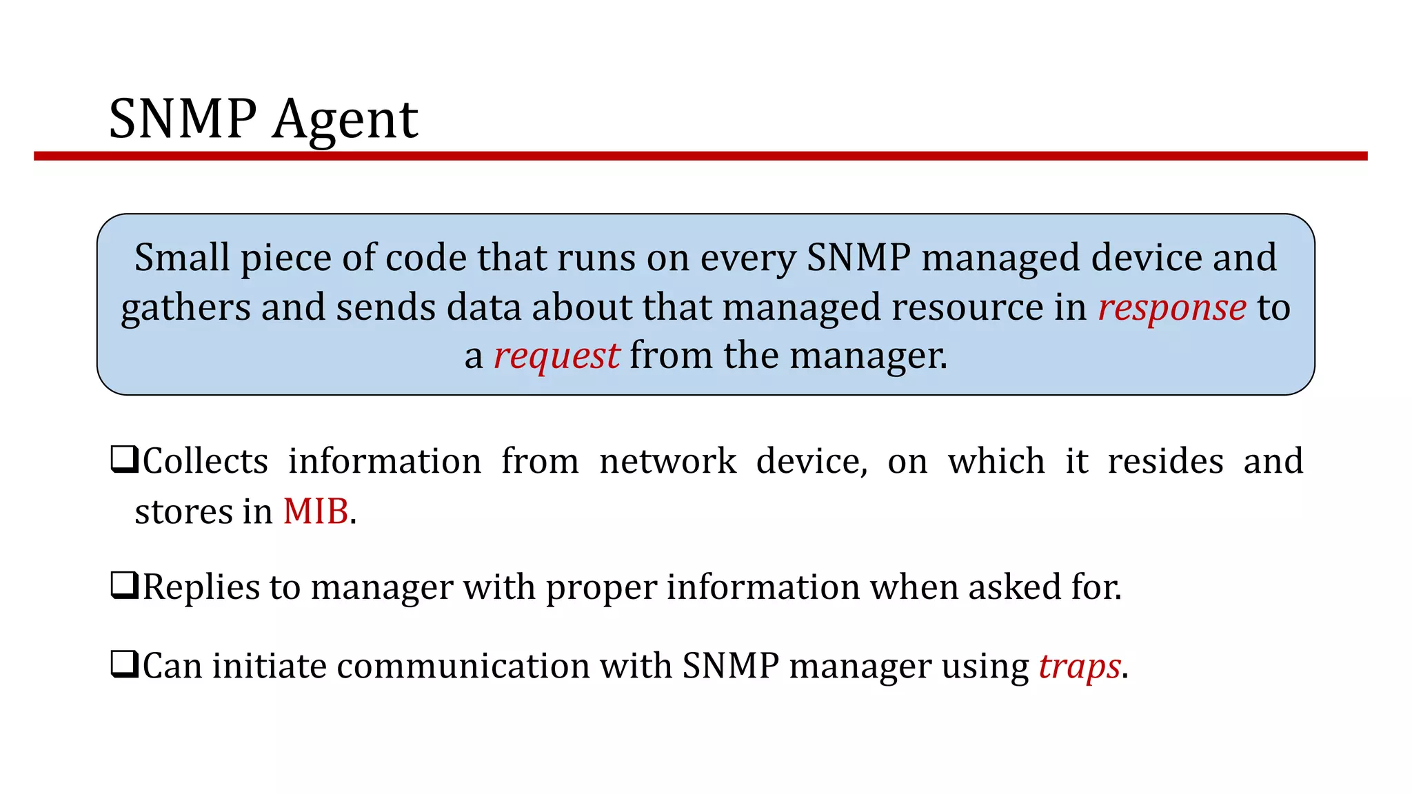 Simple Network Management Protocol Pptx Operating Systems Computer Software And Applications