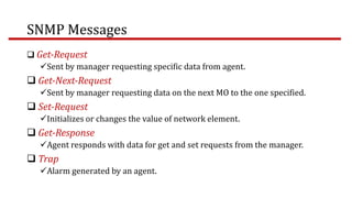 Simple Network Management Protocol | PPTX
