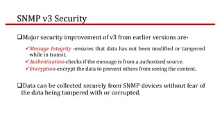 Simple Network Management Protocol | PPTX