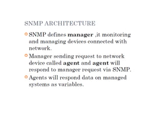 Snmp network monitoring | PPT