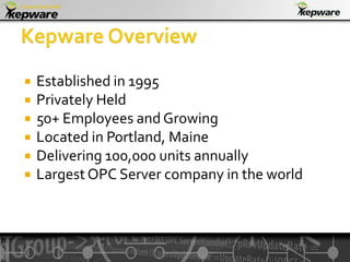 SNMP OPC Server from Transcend Automation | PPT