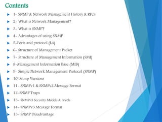 Simple Network Management Protocole | PPTX