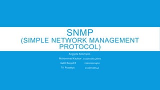 Snmp protocol | PPT
