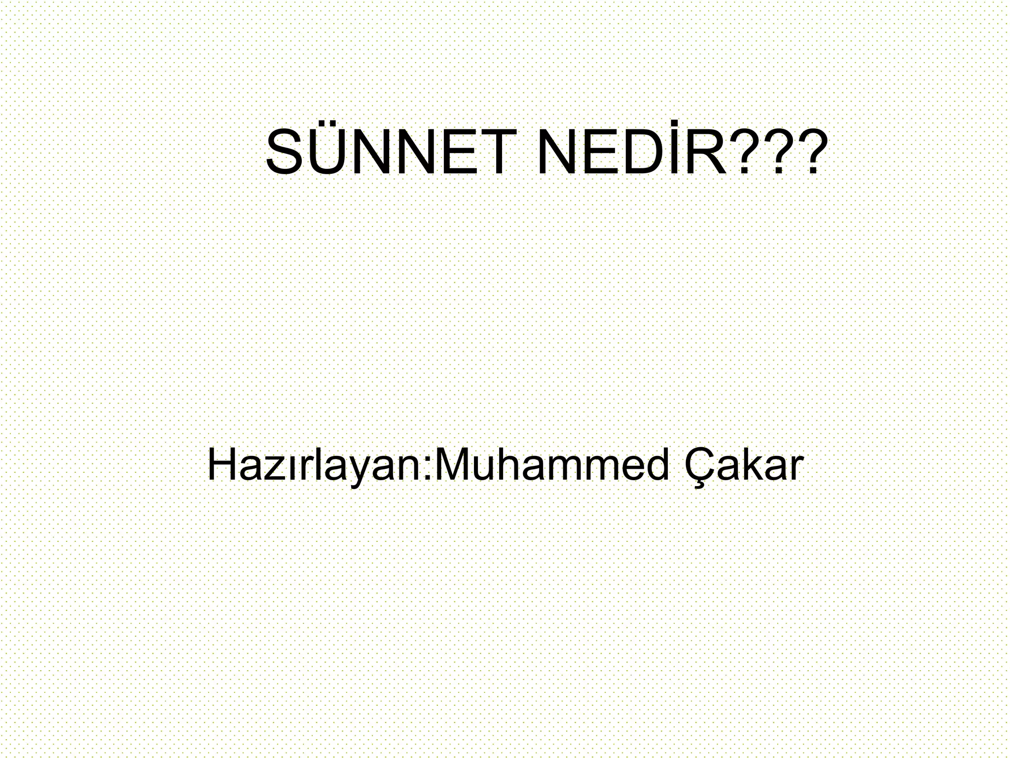 SüNnet Nedir | PPT