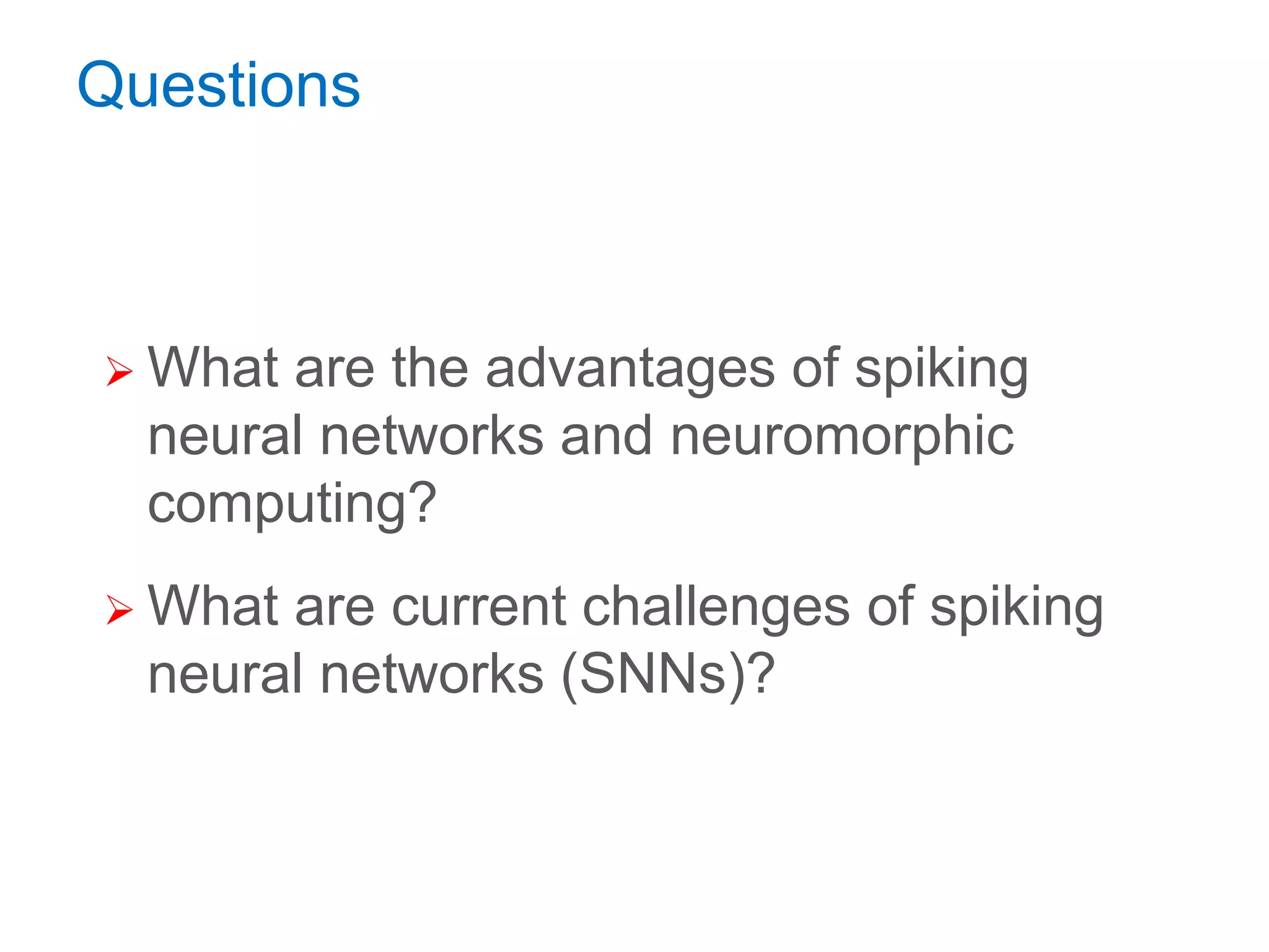 Introduction to Spiking Neural Networks: From a Computational Neuroscience perspective | PPTX