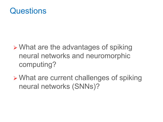 Introduction to Spiking Neural Networks: From a Computational ...