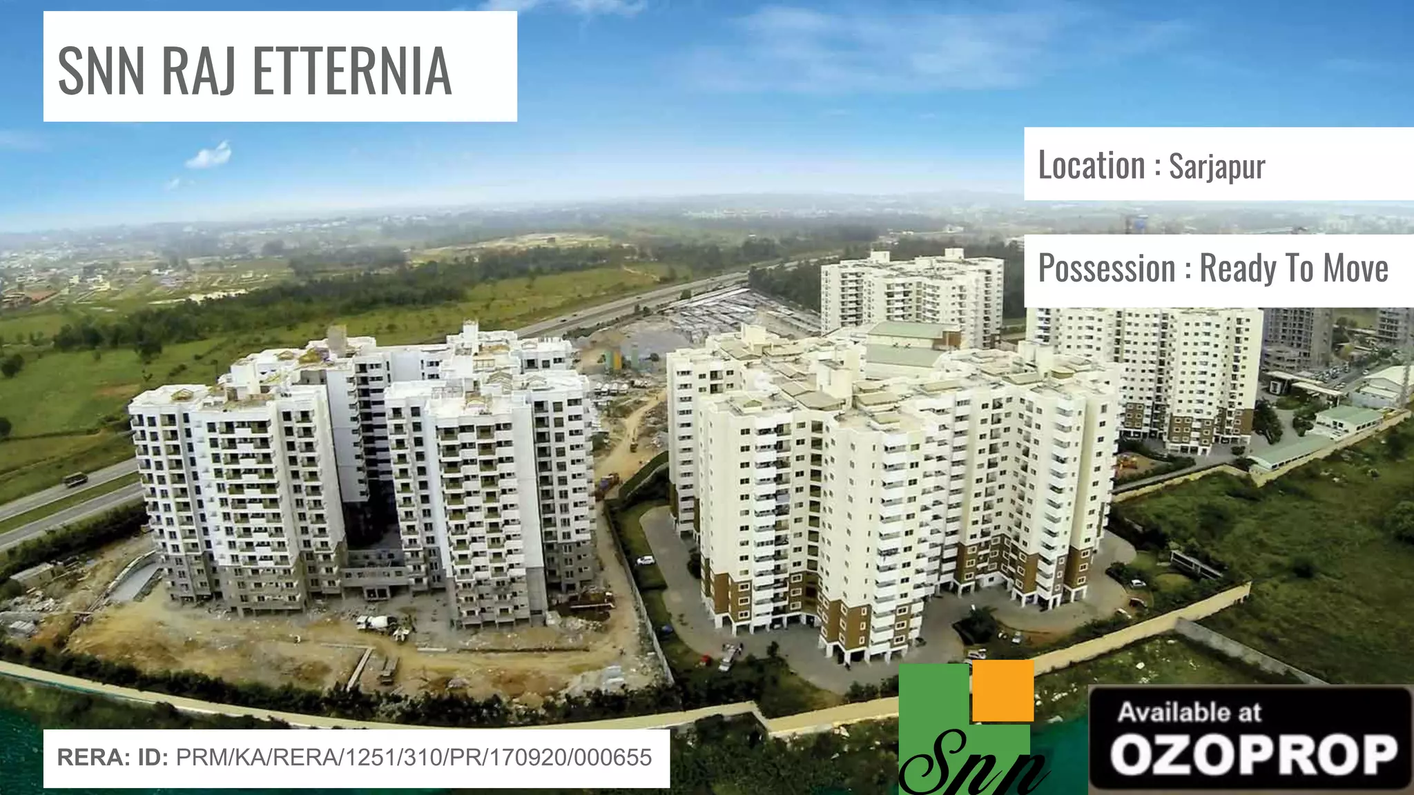 SNN Raj Etternia Phase 1 - SARJAPUR, Bengaluru | PPT