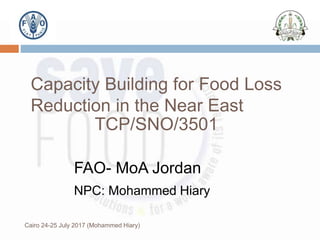 Food Loss Reduction in Jordan | PPT