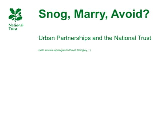 Snog, Marry, Avoid - Joe Watson | PPT