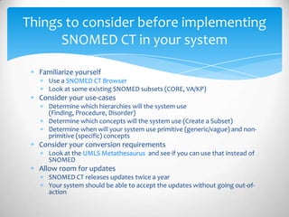 An Introduction to SNOMED CT | PPTX