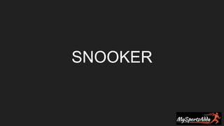 Snooker | PPTX
