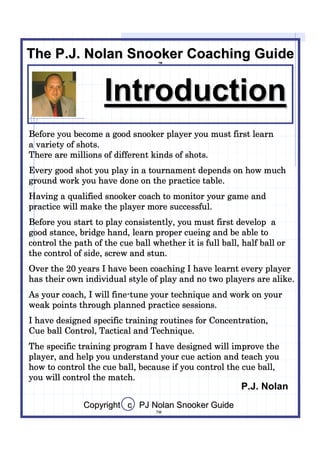 Snooker treining | PDF