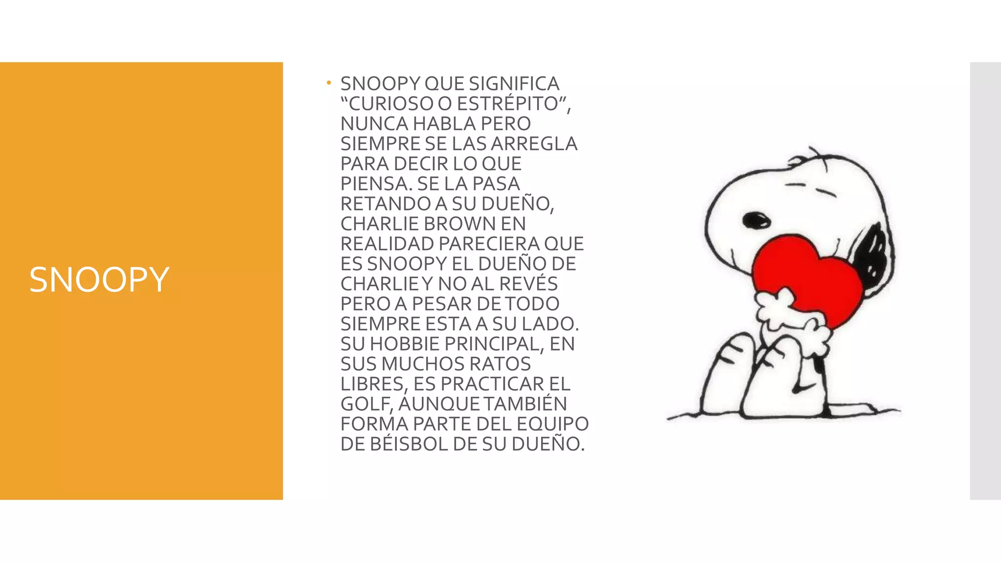 Snoopy | PPTX