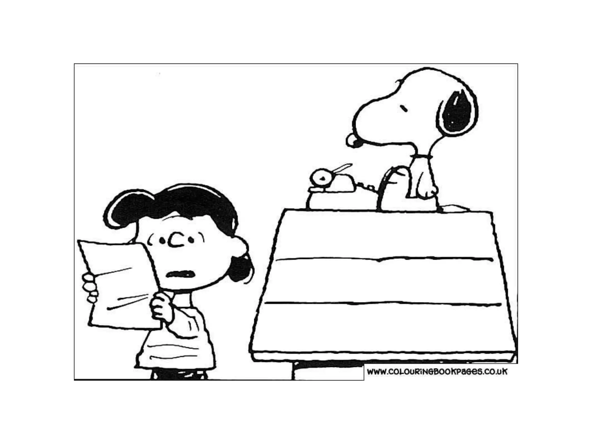 Snoopy Colouring Pages and Kids Colouring Activities | PPSX