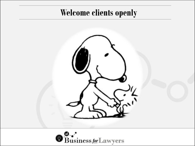 Snoopy Method - To have a real relationship with your clients | PPT