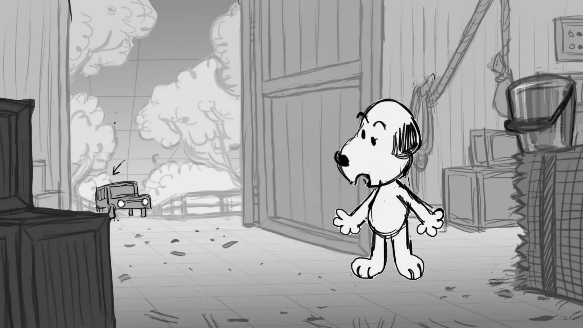 Snoopy the musical big bow wow storyboards | PPT