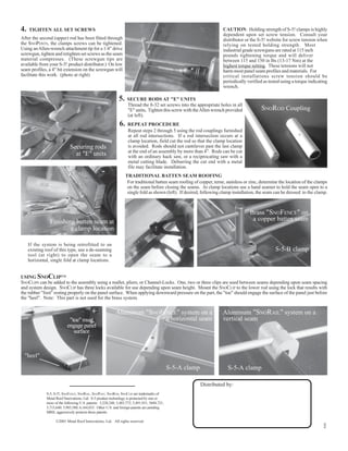 S-5! SnoRail and SnoFence Installation Instructions | PDF