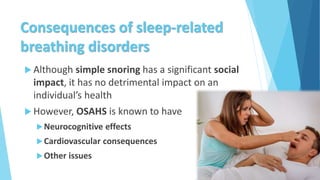 Snoring and Obstructive Sleep Apnoea by Pamudith Karunaratne | PPTX