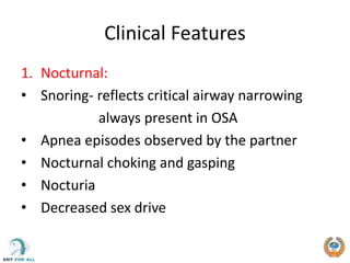 Snoring and osa | PPTX
