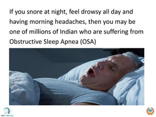 Snoring and osa | PPTX