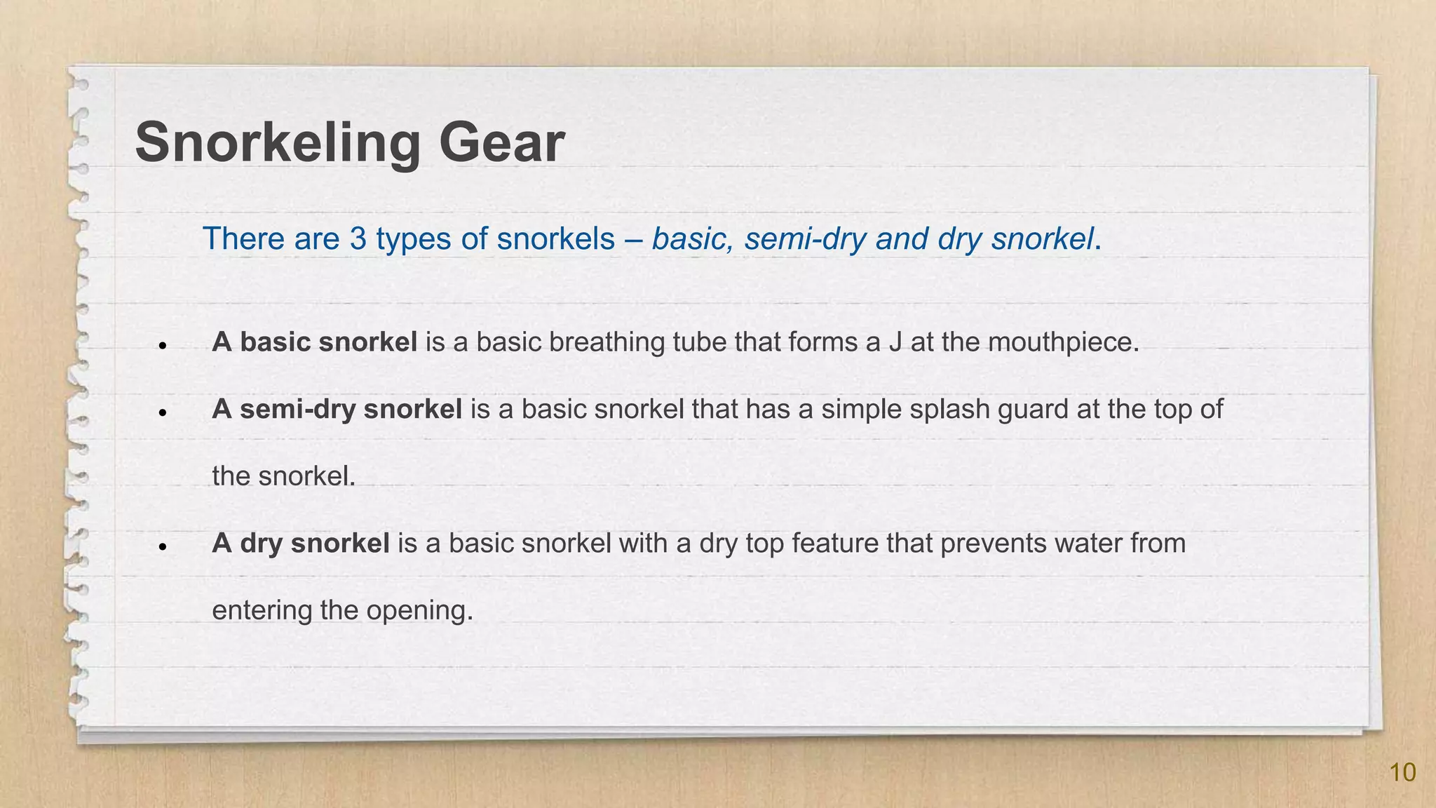 Snorkeling | PPTX