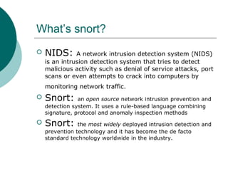 Snort | PPT