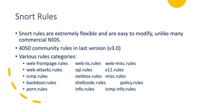Introduction to Snort | PPTX | Computer Networking | Computing