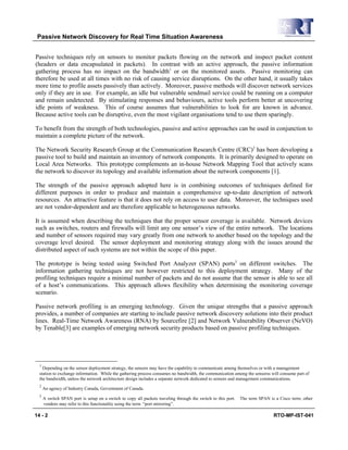 Passive monitoring to build Situational Awareness | PDF