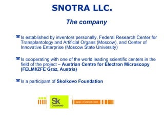 Snotra - scanning probe nanotomography technology | PPT