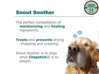 Snout soother slide show | PPT