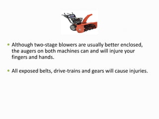 Snow Blower Safety 2009 | PPT