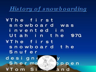 Snowboarding | PPT