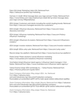 IZEA Company Research | PDF