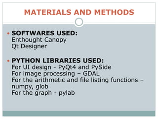 Snow cover assessment tool using Python | PPT