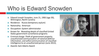 Snowden -Hero OR Traitor | PPT