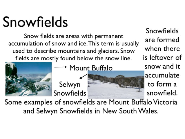 Snowfields | PPT
