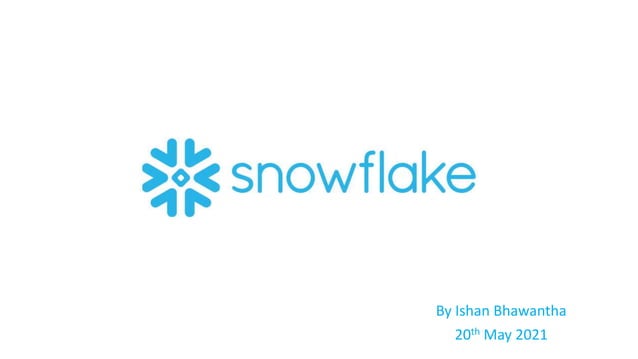 Snowflake Datawarehouse Architecturing | PPTX | Cloud Computing | Internet
