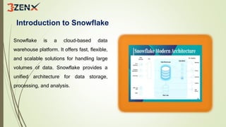 The Snowflake training in Hyderabad ad | PPTX | Cloud Computing | Internet