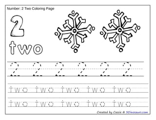 number coloring tracing | PDF