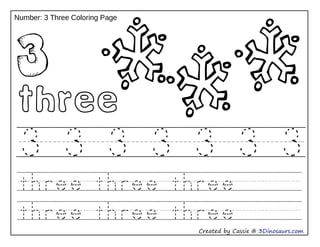number coloring tracing | PDF