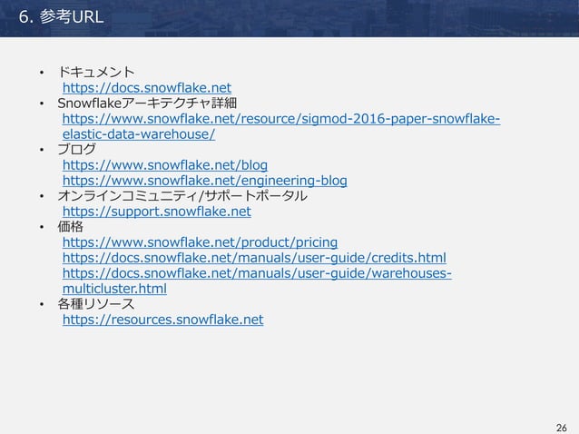 Snowflake architecture and_performance_kansaidb20180421 | PDF | Databases | Computer Software ...