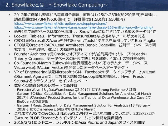 Snowflake architecture and_performance_kansaidb20180421 | PDF | Databases | Computer Software ...