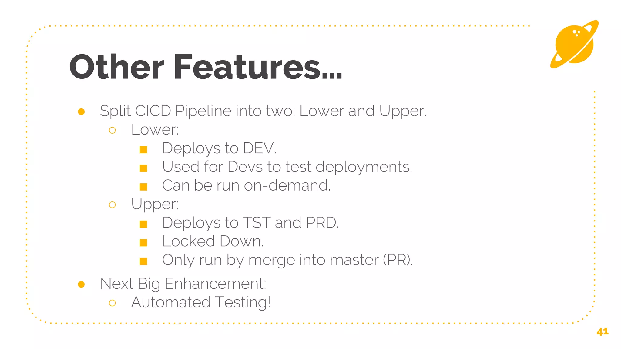 Snowflake Automated Deployments / CI/CD Pipelines | PPTX