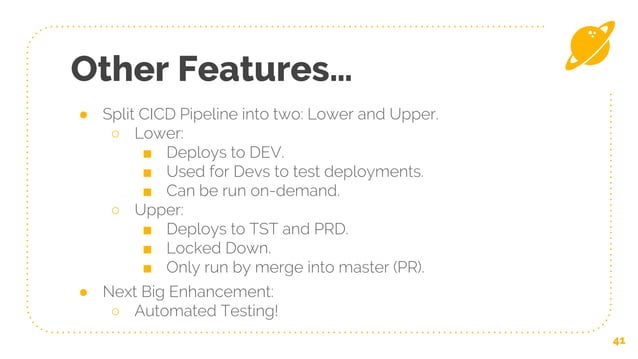 Snowflake Automated Deployments / CI/CD Pipelines | PPTX