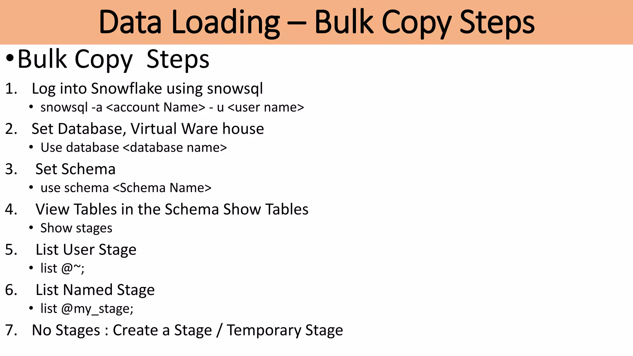 Snowflake Data Loading Pptx