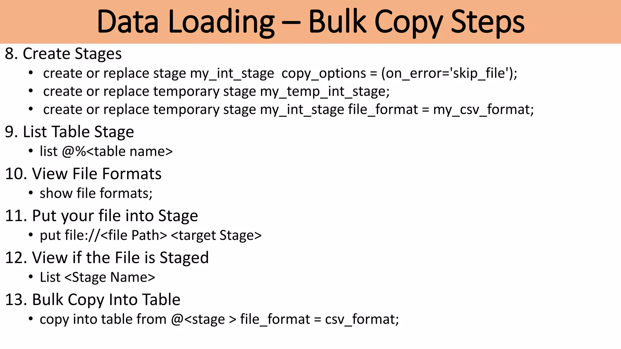 Snowflake Data Loadingpptx
