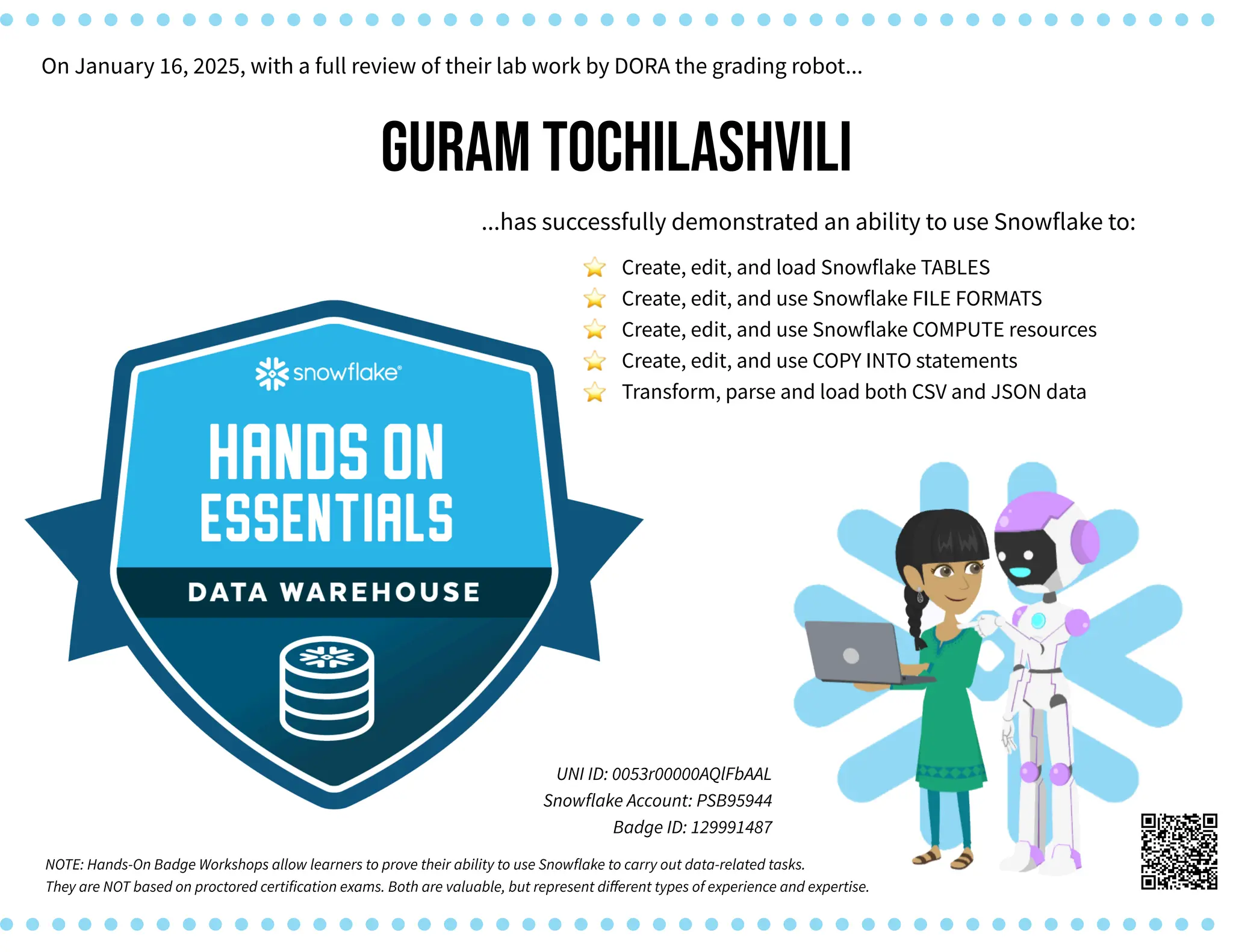 Snowflake Hands-On Essentials - Data Warehousing Workshop | PDF