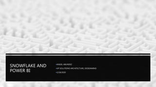 Snowflake + Power BI: Cloud Analytics for Everyone | PPTX