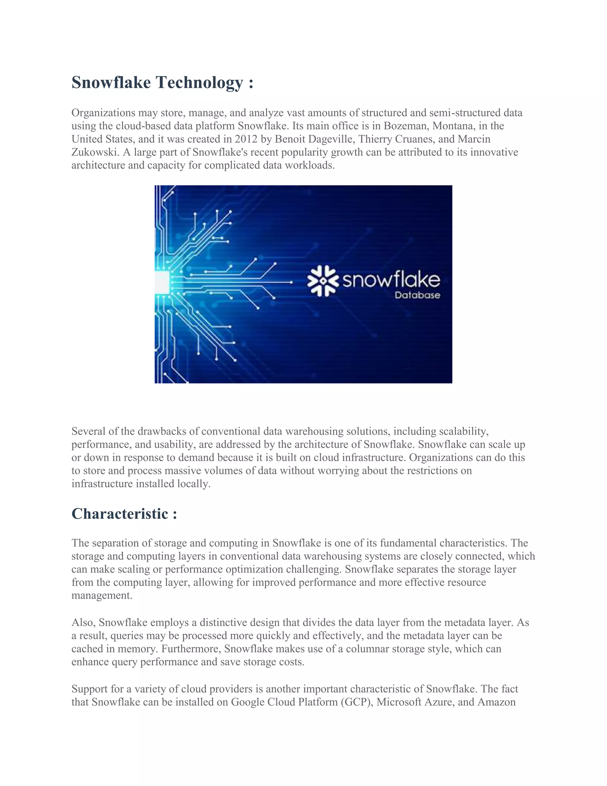 Snowflake Technology.docx