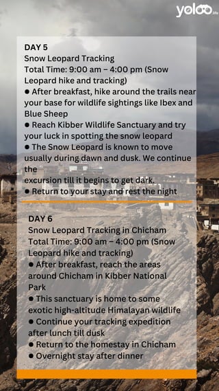 SNOW LEOPARD EXPEDITION BROCHURE SNOW LEOPARD EXPEDITION BROCHURE | PDF